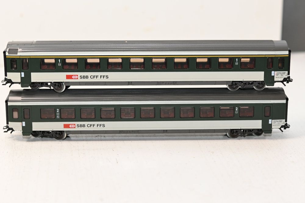 SBB 1 +2 Kl Personenwagen Märklin HO/AC ohne OVP (Gebraucht) in Laupen ZH für CHF 36 – mit ...