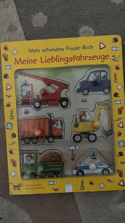 Holzpuzzle Fahrzeuge Greifpuzzle Kinderpuzzle buch auto boy | Kaufen auf Ricardo
