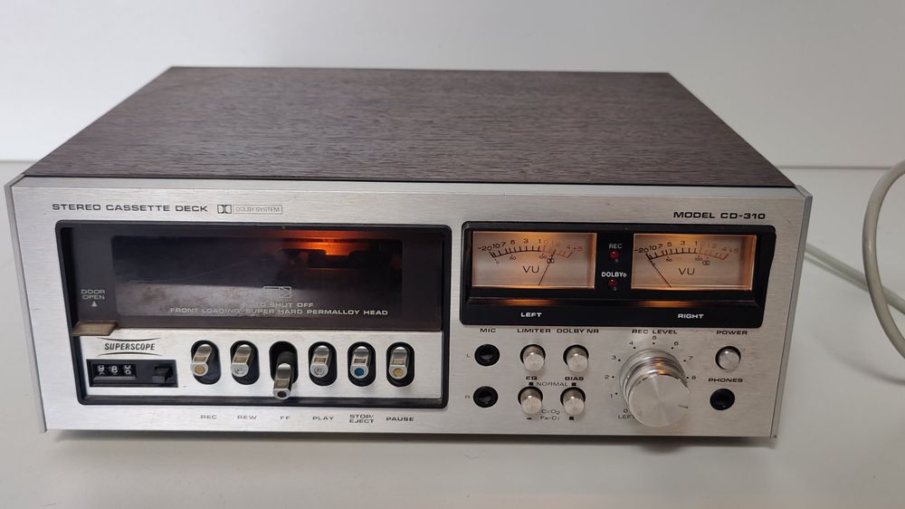 Superscope Vintage Stereo Cassette Deck, CD-310 | Kaufen auf Ricardo