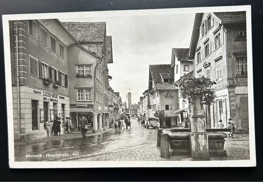 Fotokarte Rheineck Dorfpartie | Kaufen auf Ricardo