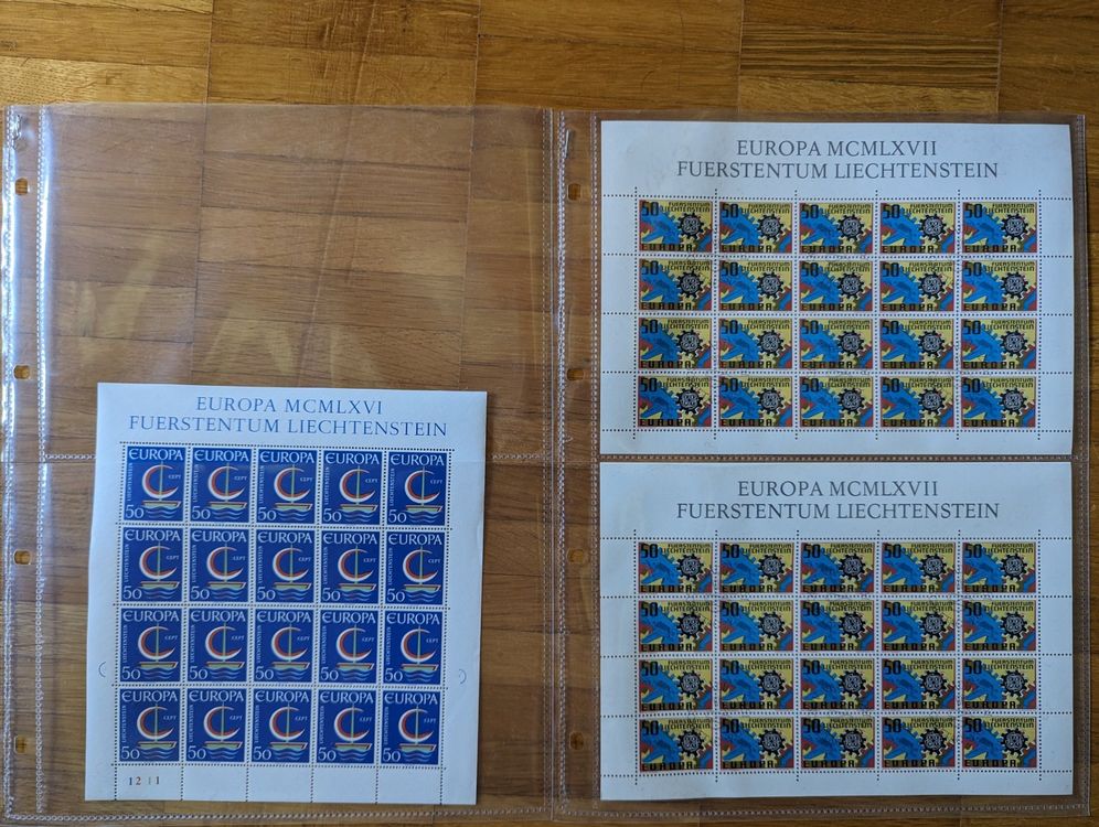 2 Europa Bogen MCMLXVI/II (Fürstentum Liechtenstein) | Kaufen auf Ricardo