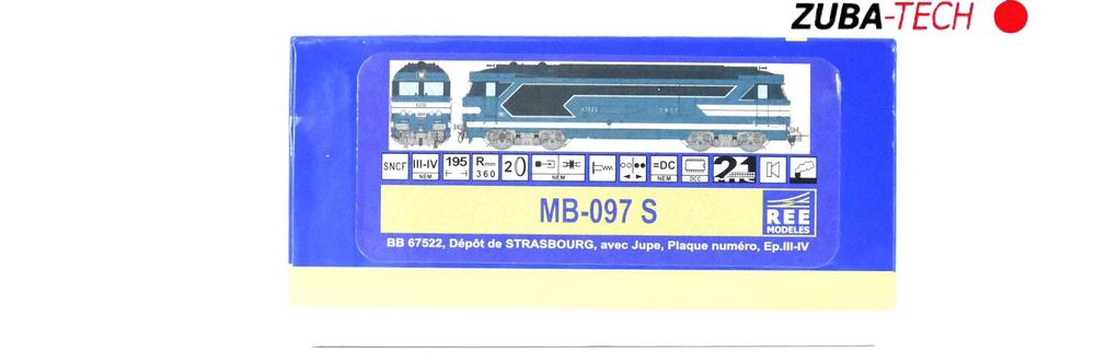 Ree Models MB-097S Serie 6700 SNCF H0 GS Digital mit OVP (Gebraucht) in ...