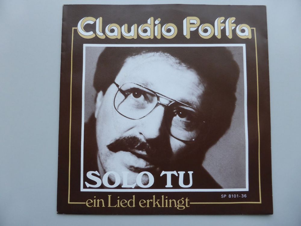 VINYL SINGLE CLAUDIO POFFA (Gebraucht) in Küssnacht am Rigi für CHF 3 ...
