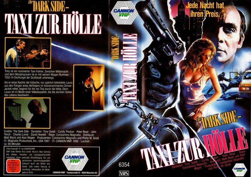 TAXI ZUR HÖLLE the DARK SIDE (USA 1987) CANNON VMP VHS 6354 (Gebraucht) in Remetschwil für CHF ...