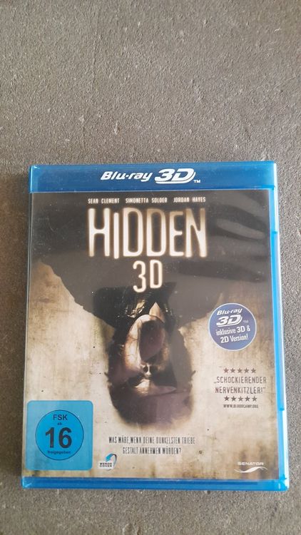 HIDDEN 3D BLUE RAY | Kaufen auf Ricardo