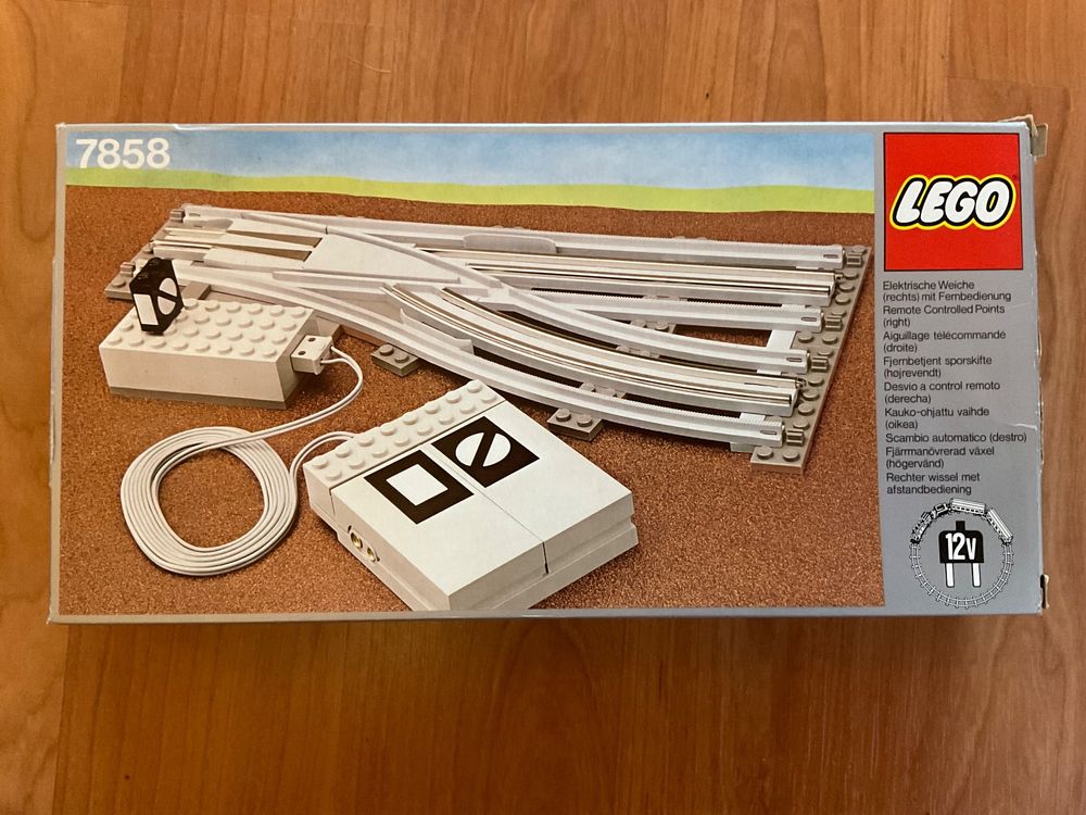Lego Eisenbahn 12V El. Weiche, rechts (7858) | Kaufen auf Ricardo