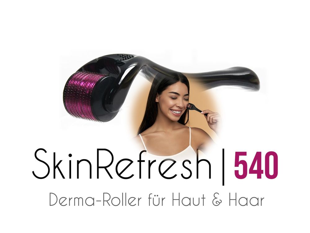 Derma-Roller für Gesicht und Kopfhaut - Mit 540 Mikronadeln | Kaufen auf Ricardo