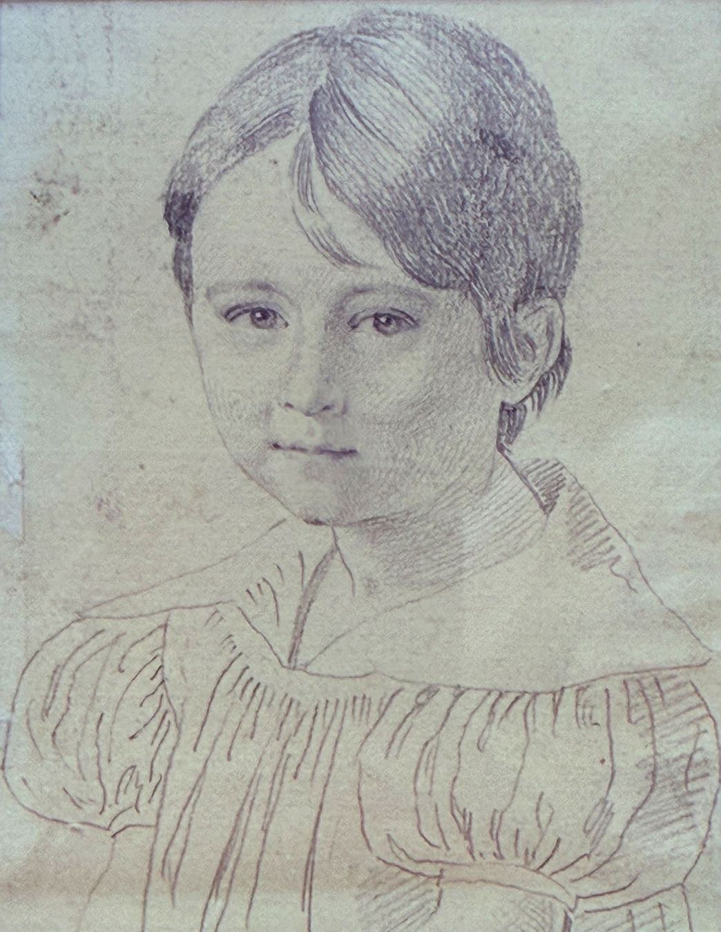 Melchior Paul von Deschwanden 3 Zeichnungen antik Mädchen (Gebraucht ...