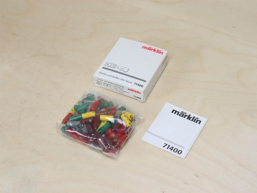 Märklin 100 x Stecker und Muffen 71400 (Neu (gemäss Beschreibung)) in ...