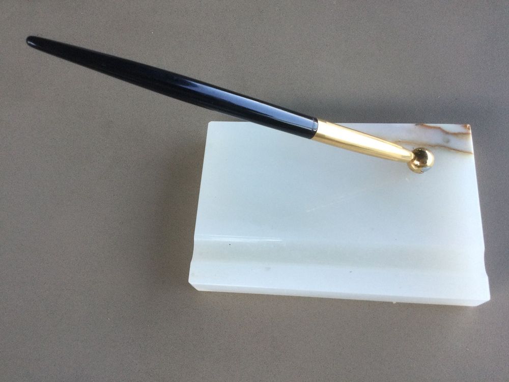 rare stylo plume Waterman CF sur desk base en marbre | Kaufen auf Ricardo