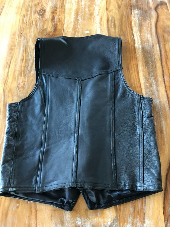 Leder Gilet, Kutte, Weste, Biker, Rocker in der Grösse M | Kaufen auf ...