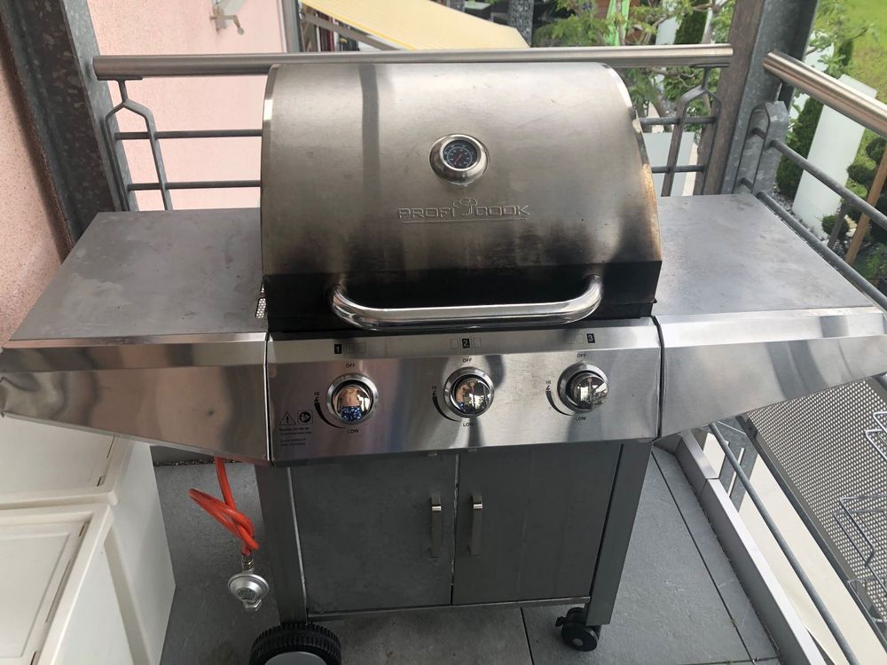 Gas Grill Edelstahl Profi Cook | Kaufen auf Ricardo