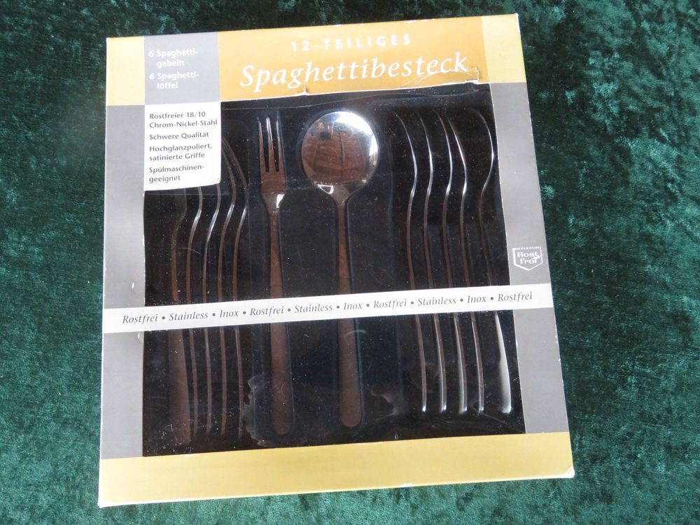 SPAGHETTI BESTECK FÜR 6 PERSONEN (Neu und originalverpackt) in Huttwil ...