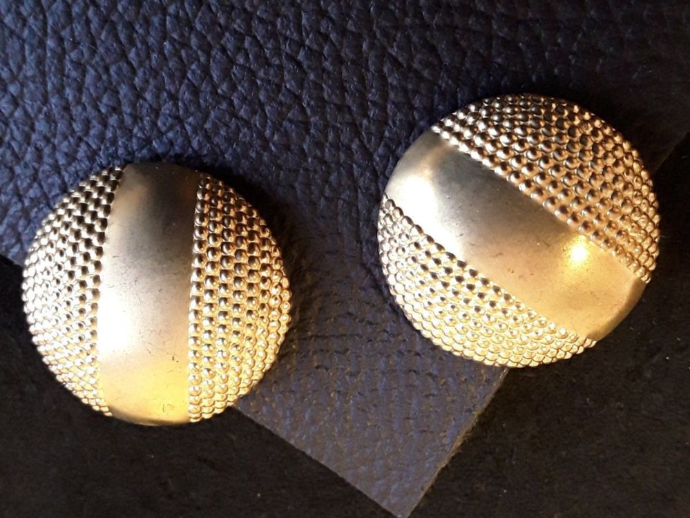 Vintage goldige Ohrclips 60er Jahre | Kaufen auf Ricardo