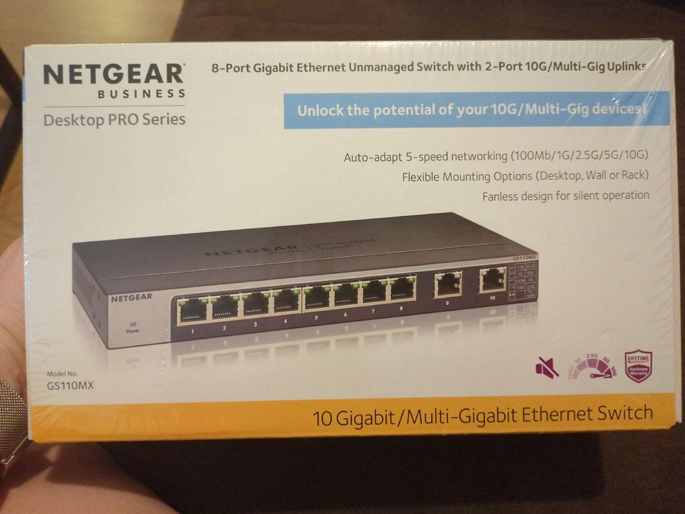 Netgear 8 Port Unmanaged Switch (Model GS110MX) (Neu und ...