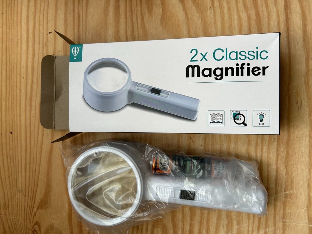 2x Classic Magnifier® Lupe - Neu & Originalverpackt | Kaufen auf Ricardo