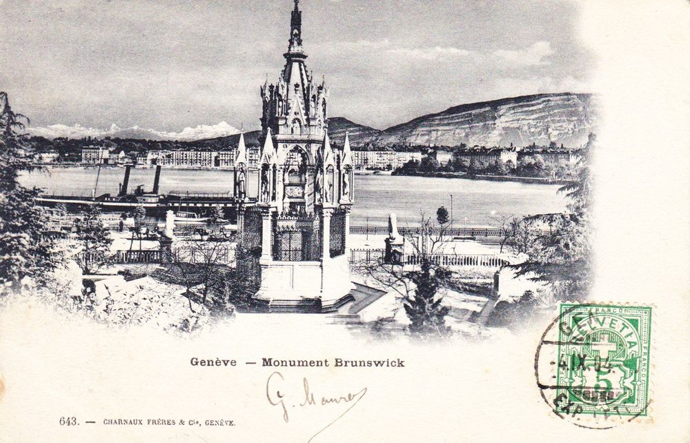 Genève - Monument Brunswick | Kaufen auf Ricardo