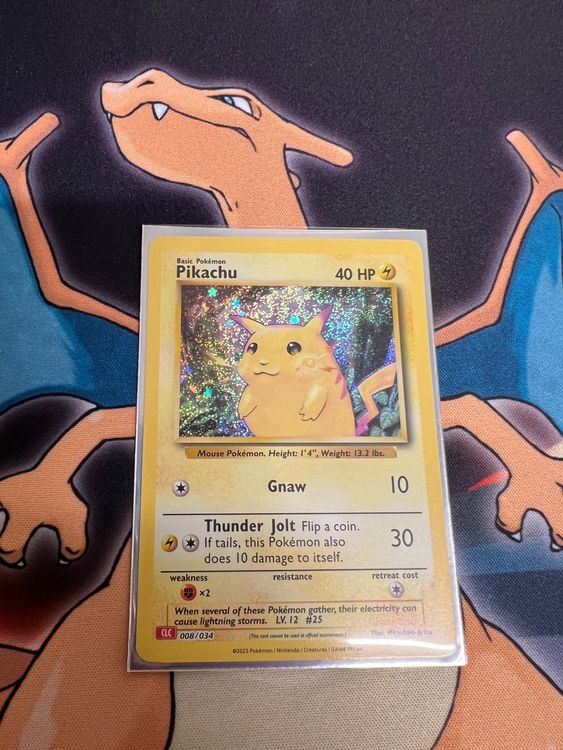 Pikachu (CLC 008) - EN - Pokemon TCG Classic (Neu (gemäss Beschreibung ...