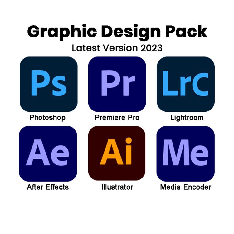 Adobe Graphic Design Pack [Photoshop, premiere pro,...] (Neu (gemäss ...