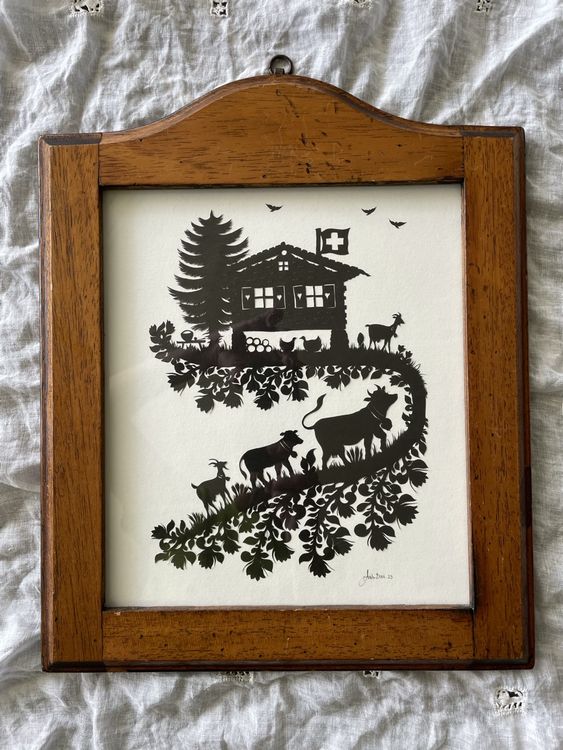 Scherenschnitt von Anita Buri (Neu (gemäss Beschreibung)) in Konolfingen für CHF 120 – mit ...