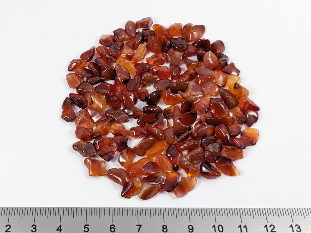 Karneol getrommelte Splitter 8 bis 12mm, 30 Gramm (Neu und originalverpackt) in Meilen für CHF 7 ...