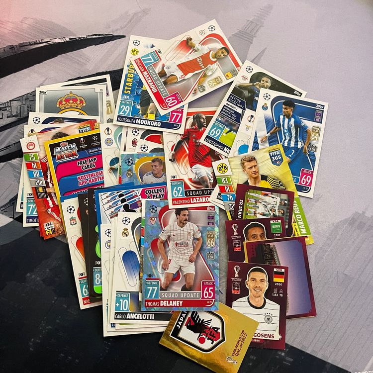 Panini & Topps Cards Collection (Gebraucht) in Loveresse für CHF 9 ...