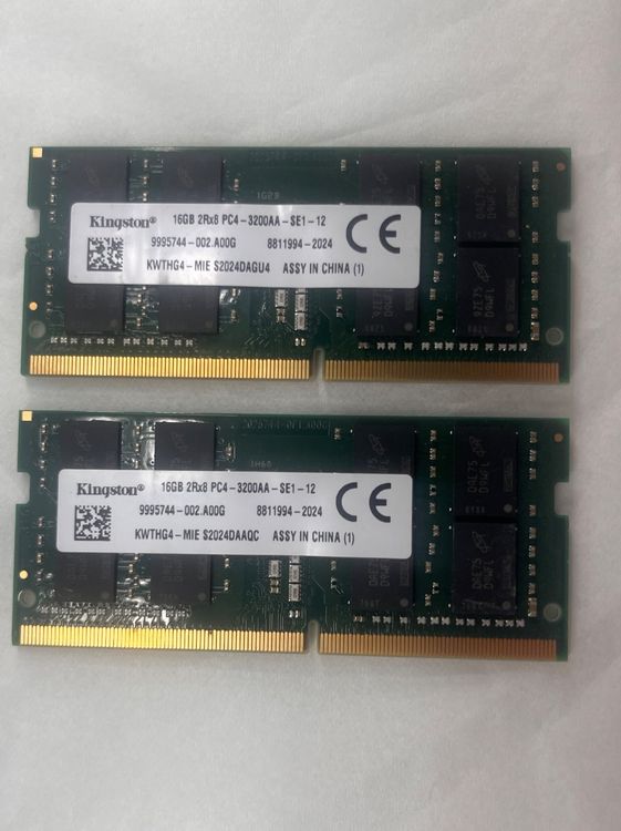 48GB Kingston RAM Laptop DDR4 (3x16GB) – TOP PRIX! (Gebraucht) in La ...