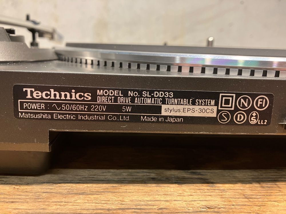 Technics Turntable SL-DD33 (Gebraucht) in Wiedlisbach für CHF 73 – mit ...