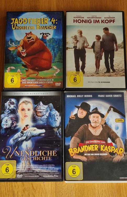 4 × DVD (Gebraucht) in Zuzwil SG für CHF 1 – mit Lieferung auf Ricardo kaufen