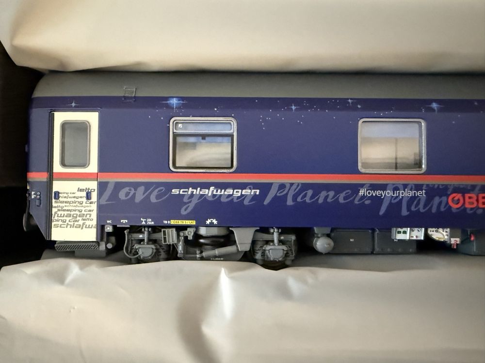 L.S.Models ÖBB NIGHTJET LIMITIERT SCHLAFWAGEN WLABmz Bmz (Neu und ...