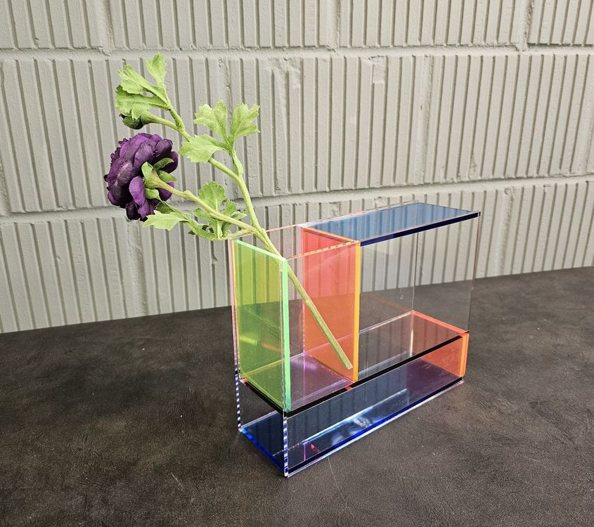 Mondri Vase PO-401, Piet Mondrian: Vase "Neon Mondrian" MoMa (Gebraucht ...
