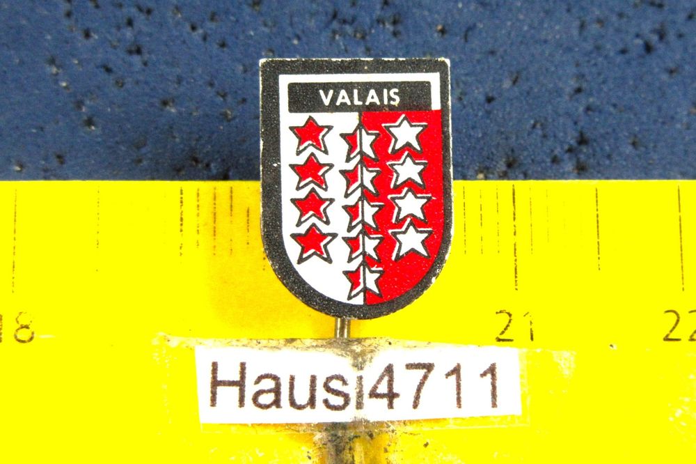 WALLIS VALAIS KANTONSWAPPEN KLEIN ALT ANSTECKNADEL KEIN PIN (Gebraucht ...