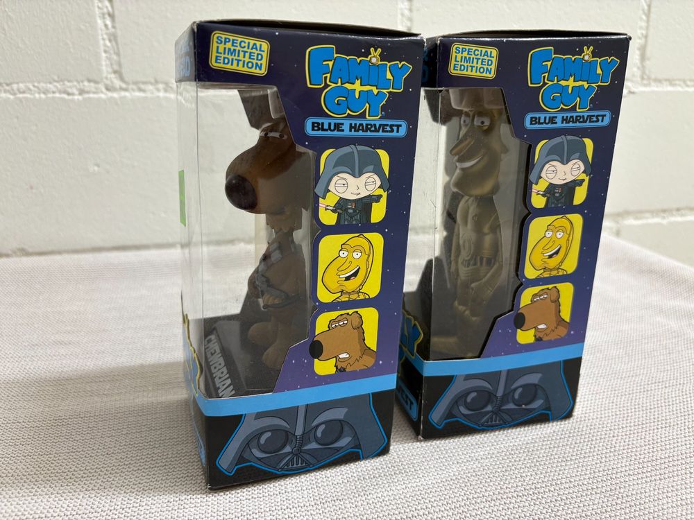 NEU Family Guy Bobble-Head Figuren Set: Brian & Quagmire (Neu und ...