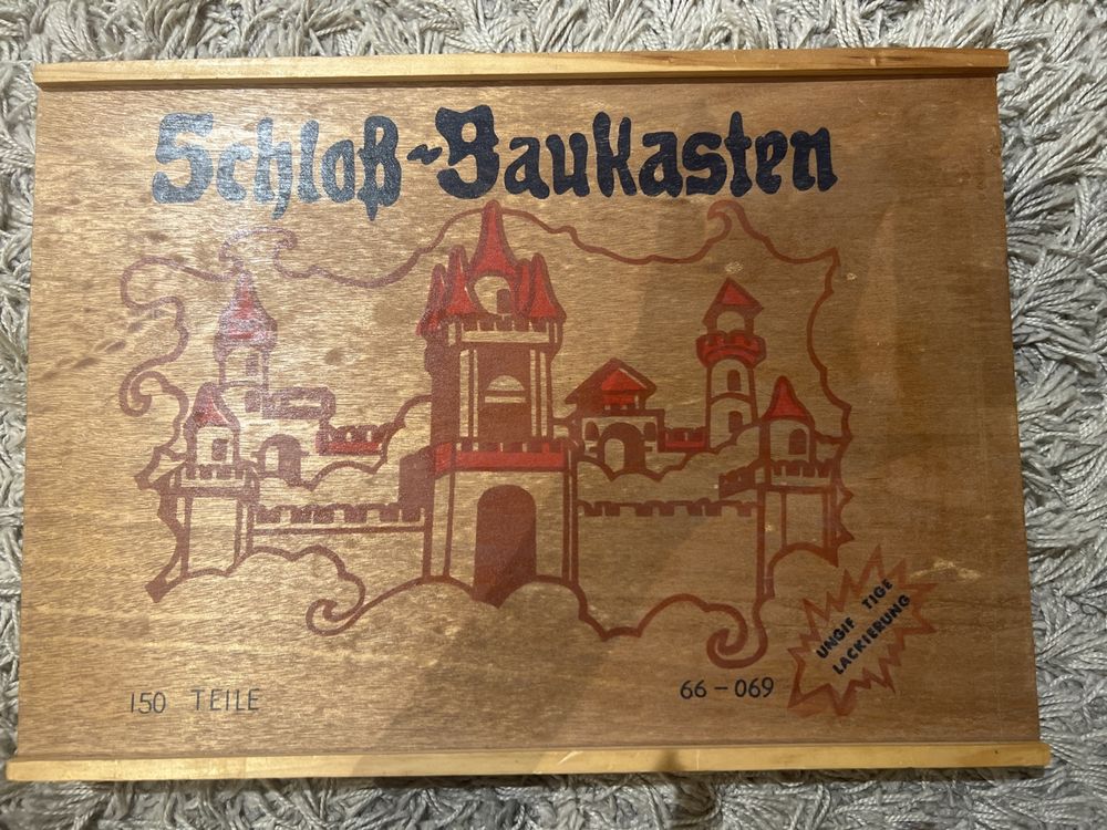 Holz Schloss Baukasten | Kaufen auf Ricardo