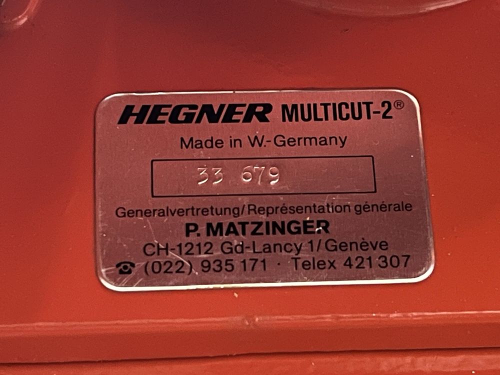 Dekupiersäge HEGNER (Gebraucht) in Hünenberg für CHF 500 – nur Abholung ...
