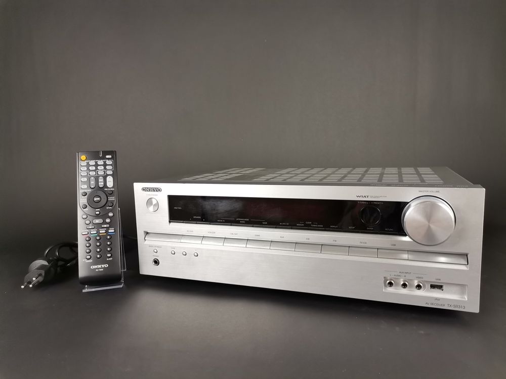 5.1 AV Receiver ONKYO TX-SR313,Silber (Gebraucht) in Schaffhausen für ...