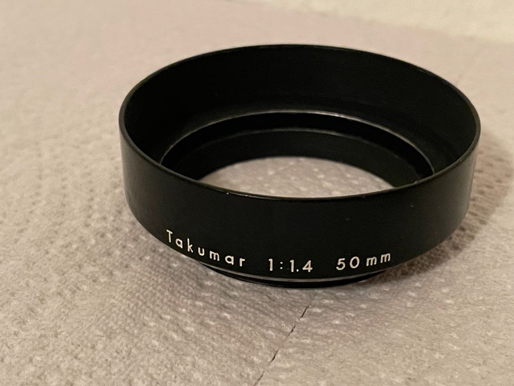 Asahi Takumar 1:1.4 50mm Sonnenblende | Kaufen auf Ricardo