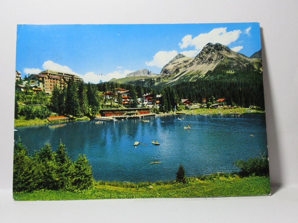 AK Arosa Untersee mit Strandbad 1981 (Gebraucht) in Grenchen für CHF 0.35 – mit Lieferung auf ...