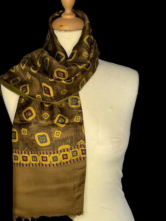 Vintage Two Reversible Silk and Wool Opera Scarf - Shawl | Kaufen auf ...