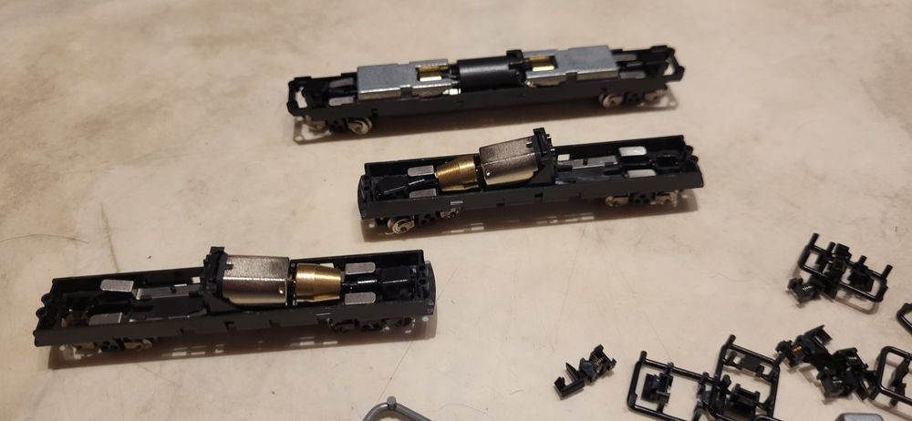 3x Tomytec Japan Spur N Fahrgestelle motorisiert | Kaufen auf Ricardo