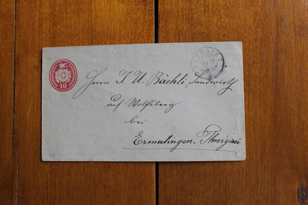 1877 Tüblibrief, Rothrist nach Ermatingen (Gebraucht) in Oftringen für ...