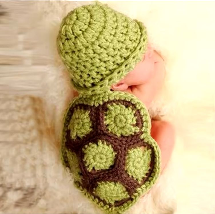 Süsse Schildkröte Häkelkostüm für Babyshooting NEU (Neu und ...