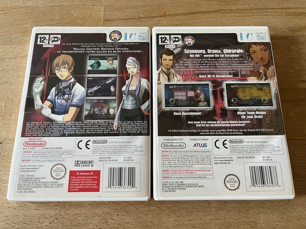 Trauma Center: Second Opinion & New Blood, Wii, by Atlus (Gebraucht) in ...