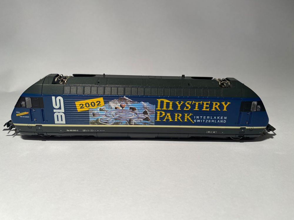 ROCO E-Lok RE465 BLS MYSTERY PARK, DC Analog 43656MY | Kaufen auf Ricardo