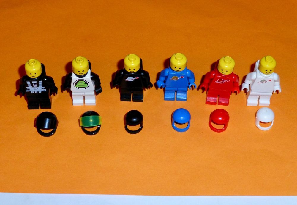 Lego Space/ 6 Minifiguren sp001 - sp006 (Blacktron+Classic) (Gebraucht ...