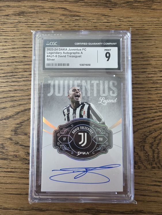 Daka Juventus - David Trezeguet on Card Auto - 48/49 (Neu und ...