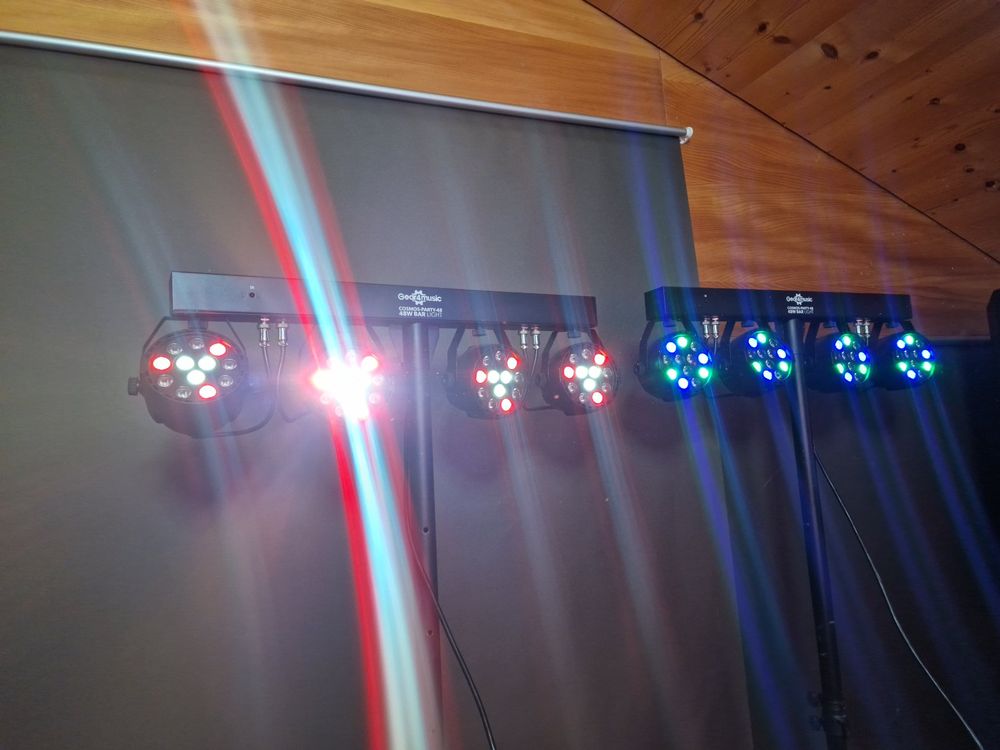LED Par - Strahler Party Lichtsystem Set mit DMX Mischpult | Kaufen auf ...