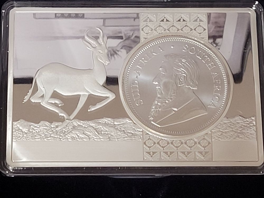 Krügerrand Silber-Münze in Barren 2022 (Neu und originalverpackt) in Luzern für CHF 135 – mit ...