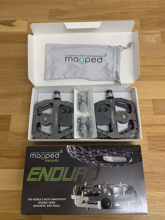 MAGPED Enduro MTB Pedale mit Magnet 200N SPD (Neu und originalverpackt ...