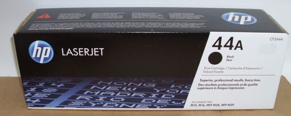 HP LaserJet Pro M15, Pro MFP M28 black Toner, 44A / CF244A (Neu und originalverpackt) in ...